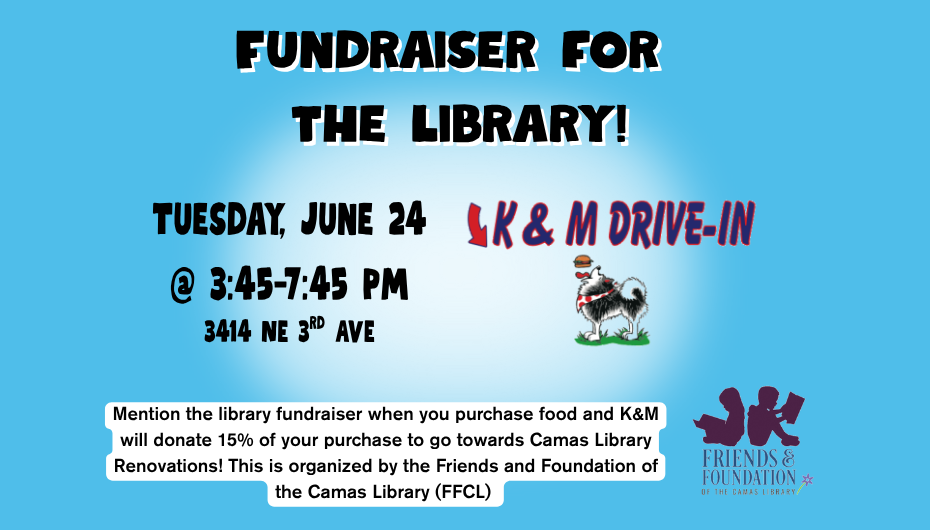 Fundraiser for the Library! | Camas WA