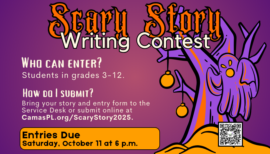 Scary Story Writing Contest 2025 | Camas WA