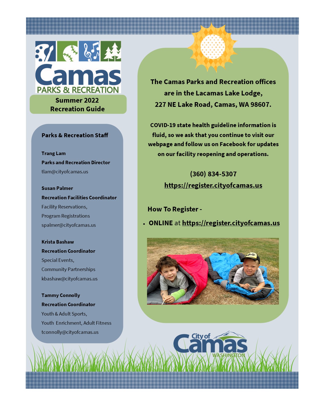 2022 Camas Parks & Recreation Summer Camp Guide | Camas WA