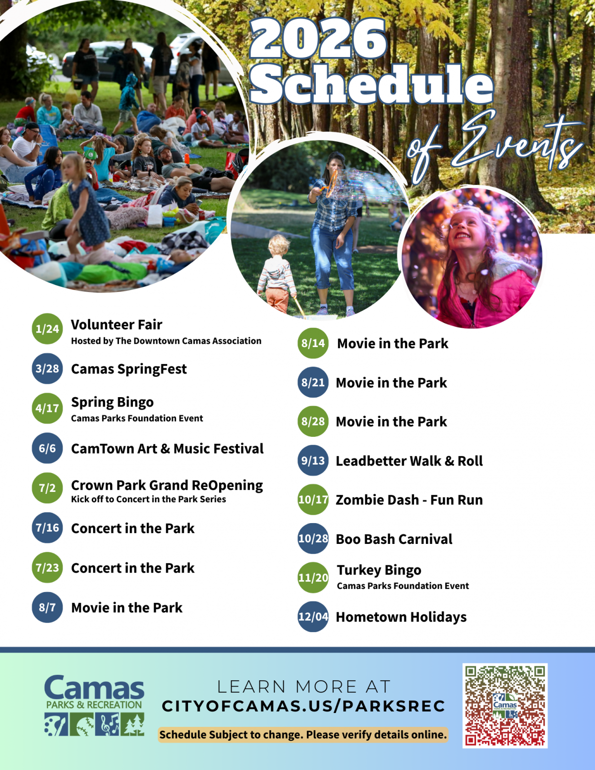 recreational event example