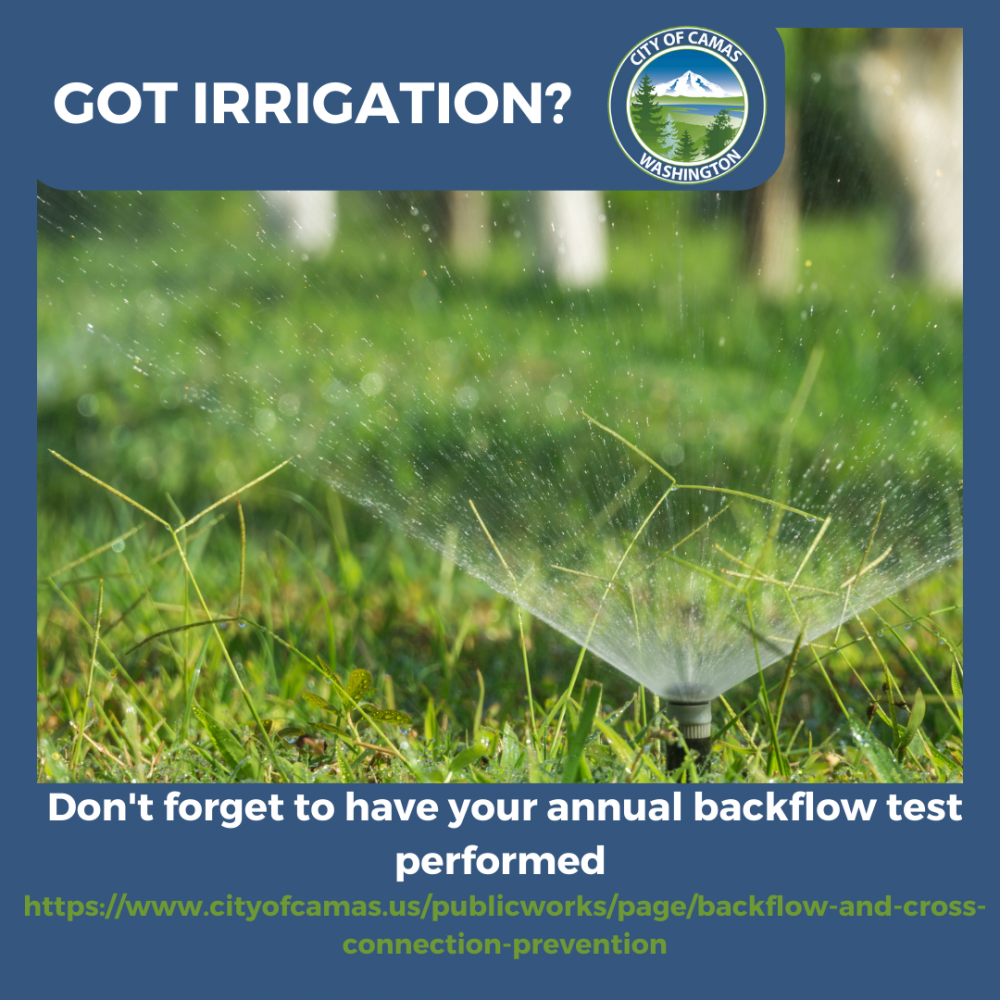 Backflow and Cross-Connection Prevention | Camas WA